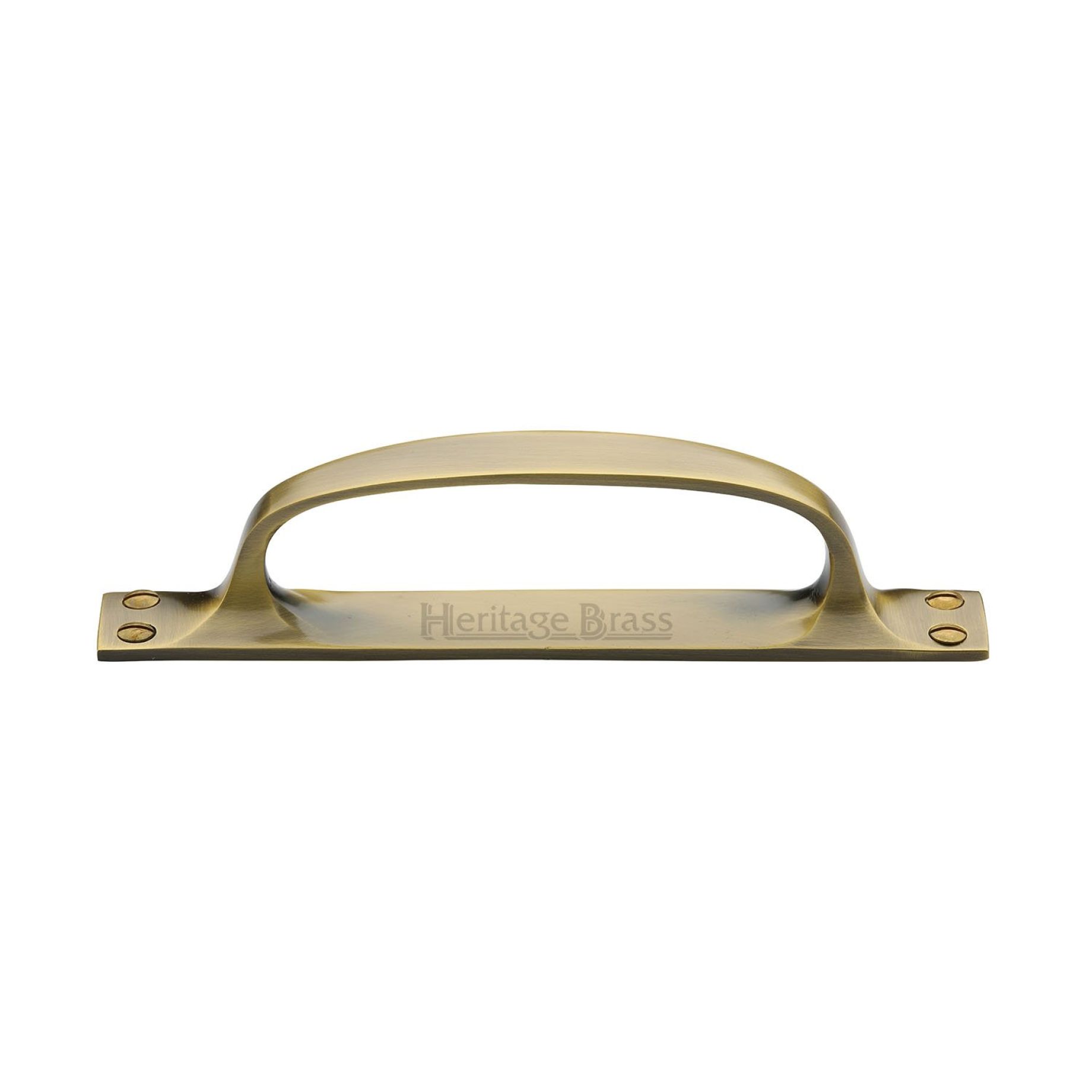 Heritage Brass - Door Pull Handle on Plate Offset | Handles2Hardware