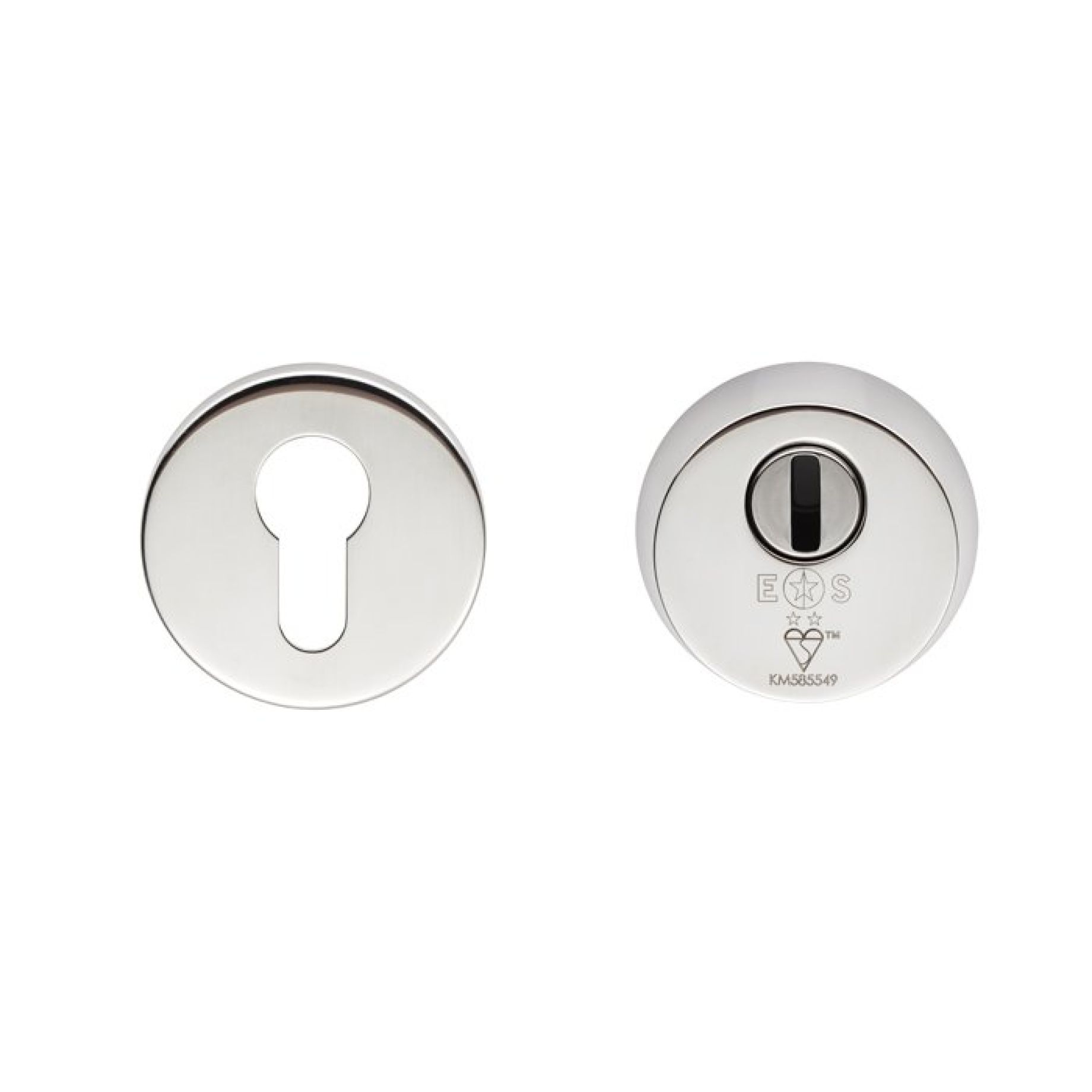 Eurospec 2 Star Security Escutcheon Set | Handles2Hardware